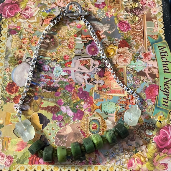 Tova | Jewelry | Vintage Chunky Green Stone Necklace By Tova | Poshmark